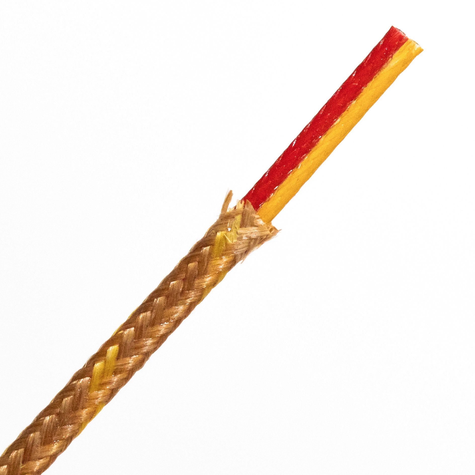 Cable, Thermocouple, 2 C #20 Sol, Glass Braid Ins, Glass Braid Jkt, Ty