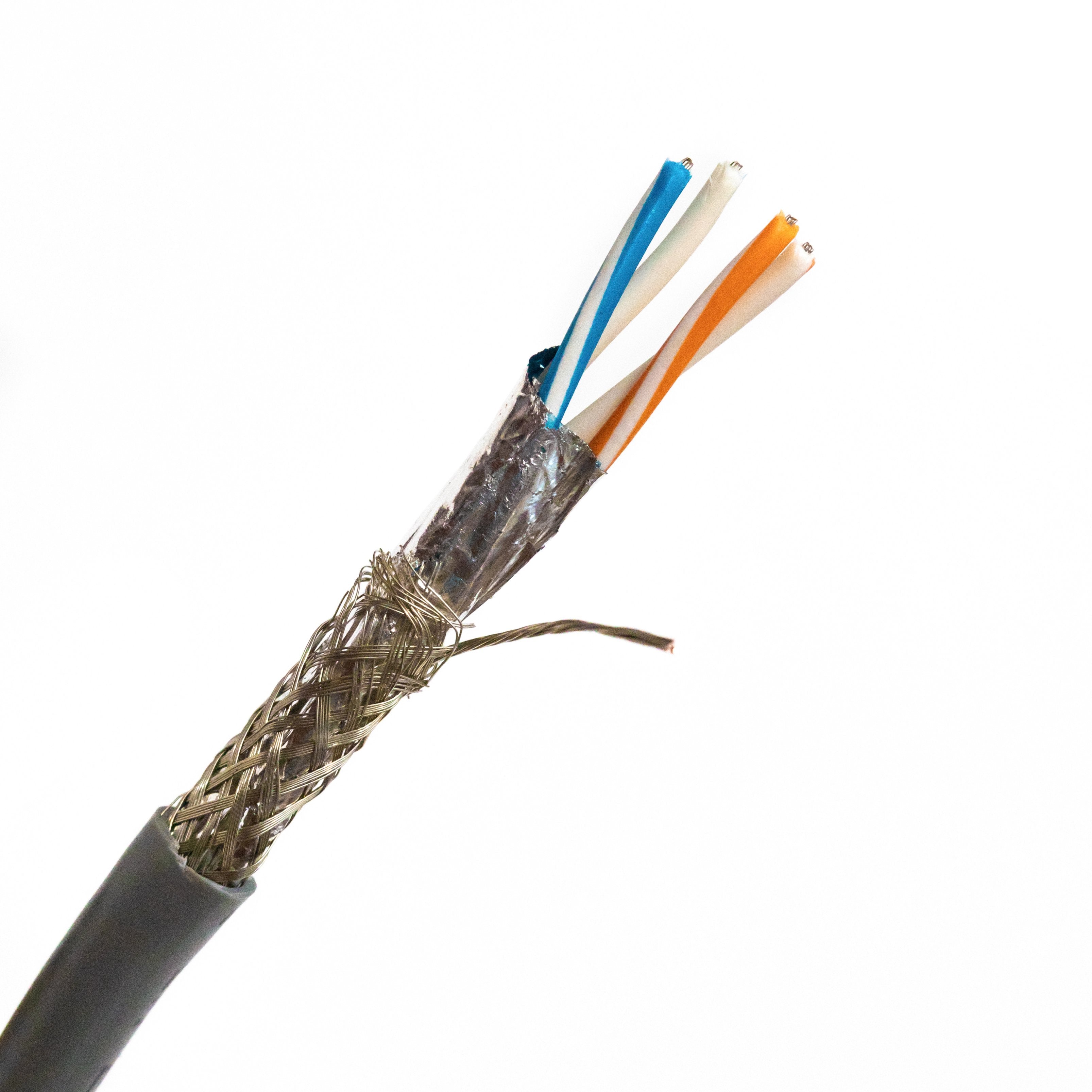 Cable, Computer RS232/RS422 Low Cap, 3 Pr #24 Str TC, FEP Ins, O/A Foi